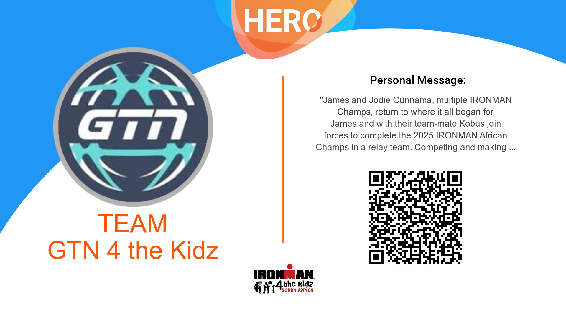 Ironman4TheKidz | Help a Hero | TEAM GTN 4 the Kidz